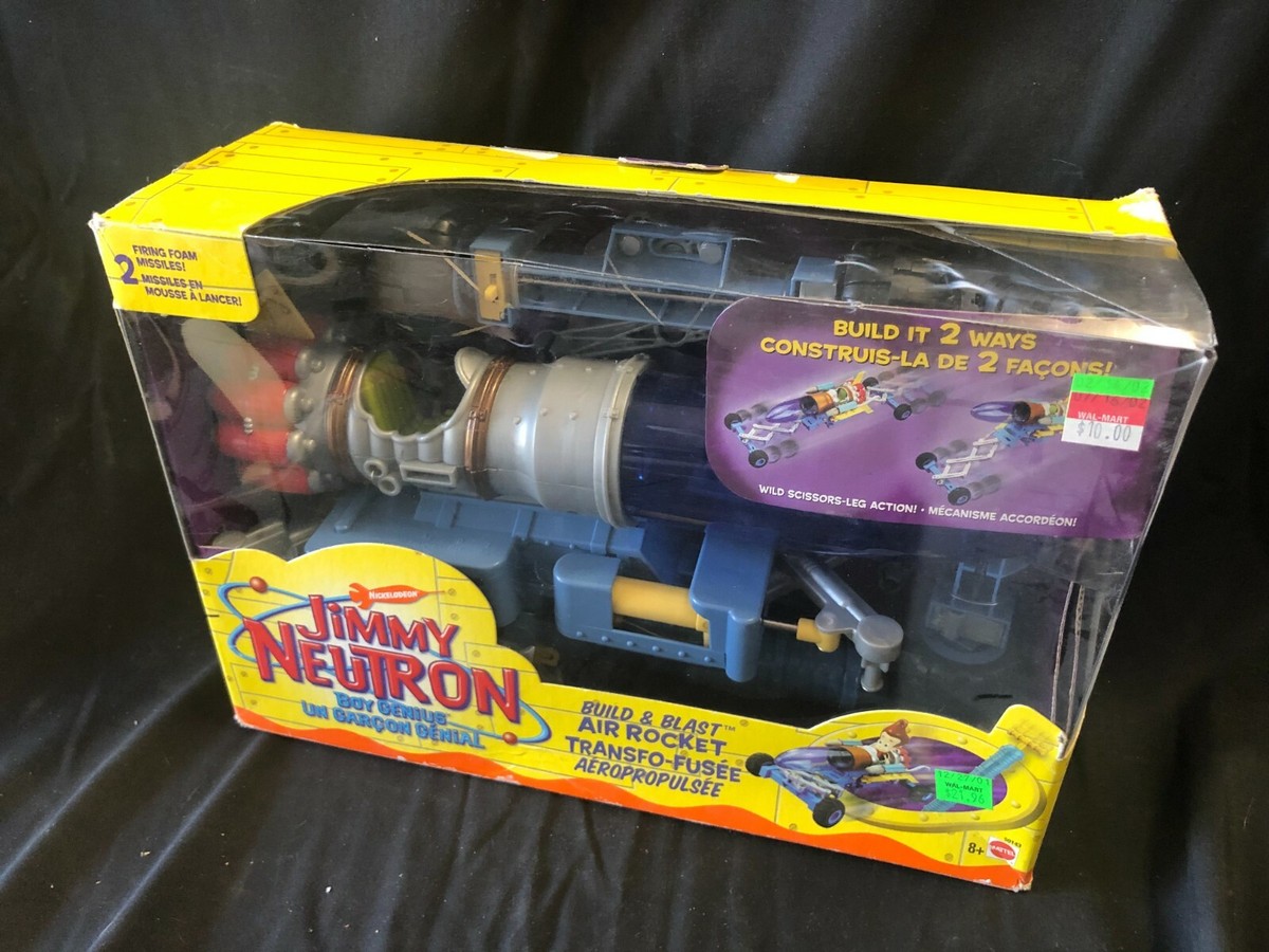 Nickelodeon Jimmy Neutron 2001 Build Blast Air Rocket 2001 Jimmy