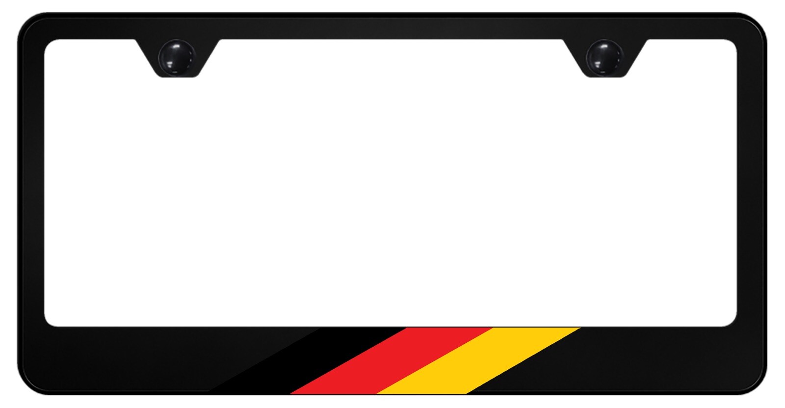 German License Plate Frame, Black High-grade 304 Stainless Steel | eBay