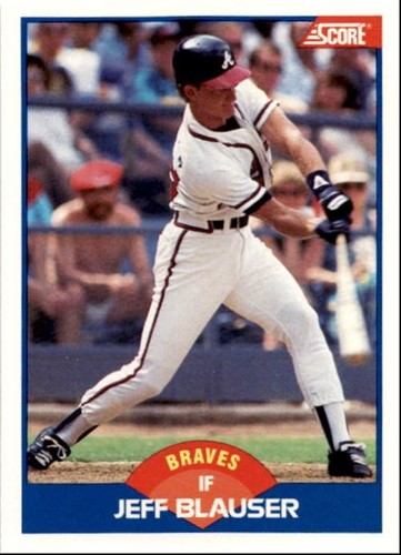 1989 Score Baseball Card Jeff Blauser Atlanta Braves #589 | eBay