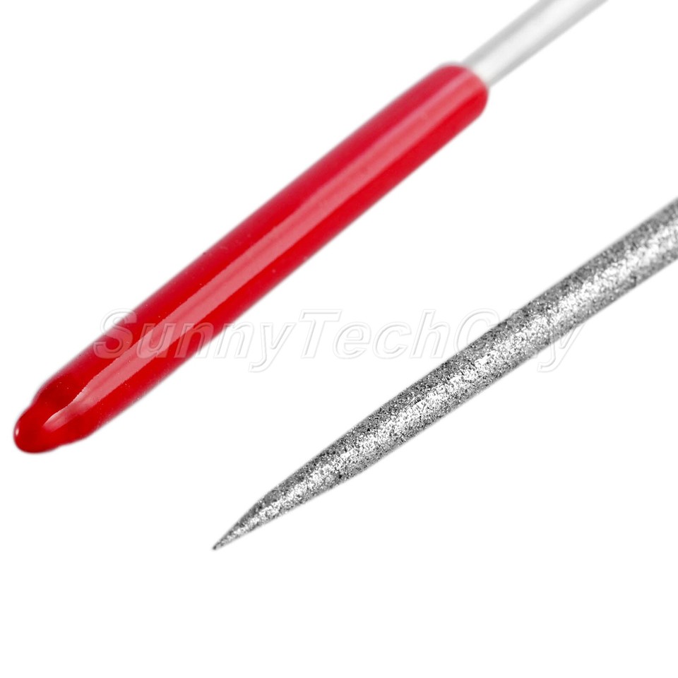 Mini Diamond Needle Files 3*140mm Round Needle File with Diamond ...