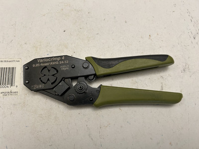 Wago Variocrimp 4 Ferrule Crimping Tool, 0.25mm - 4.0mm², AWG 24-12 ...