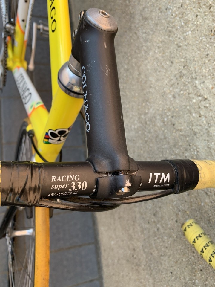 Colnago Chic 7005 Italy Yellow & White Road Bike Bicycle 9 Speed 54cm ...