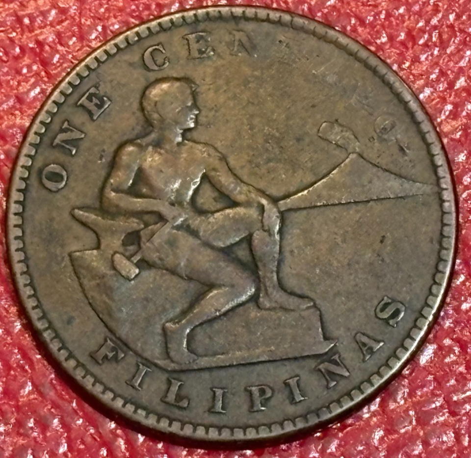VINTAGE 1914 S US / PHILIPPINES ONE CENTAVO COIN-JAN117 | eBay