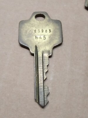 SEARS # 63963 NA5 House Trunk Padlock Lock Key USA Antique | eBay