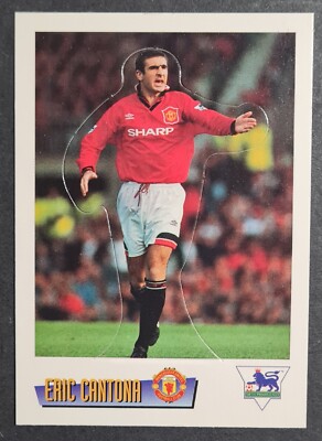 1996 MERLIN COLLECTIONS ERIC CANTONA MANCHESTER UNITED POP OUT CARD No ...