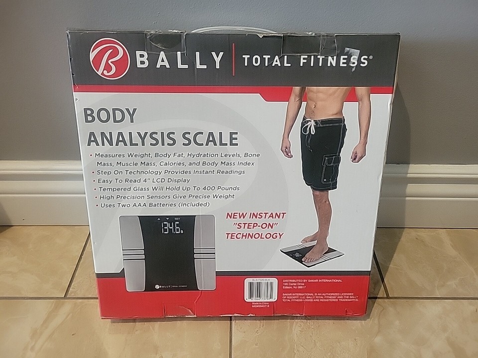 Bally Total Fitness Digital Bathroom Scale | eBay