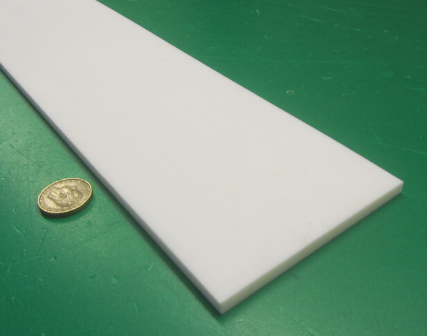 Teflon PTFE Virgin Bar 1/4" - .250" Thick x 4.00" Wide x 24" Long White ...