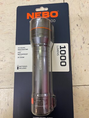 NEBO Tools NEB-FLT-0016 Newton 1000-Gray-White LED-1000 Lumens ...