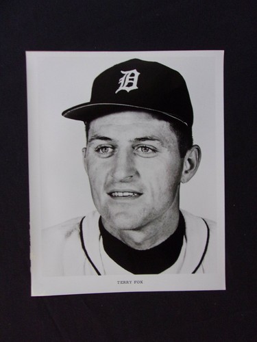 Vintage 1960's Terry Fox Detroit Tigers Glossy B/W 8 x 10 Photo B26 | eBay