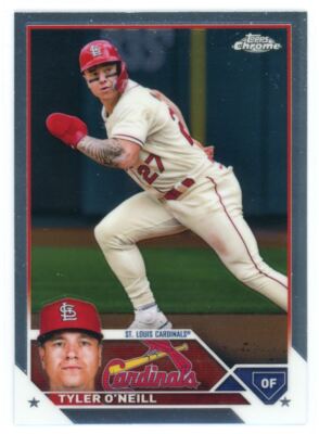 2023 Topps Chrome Tyler O'Neill St. Louis Cardinals #171 | eBay