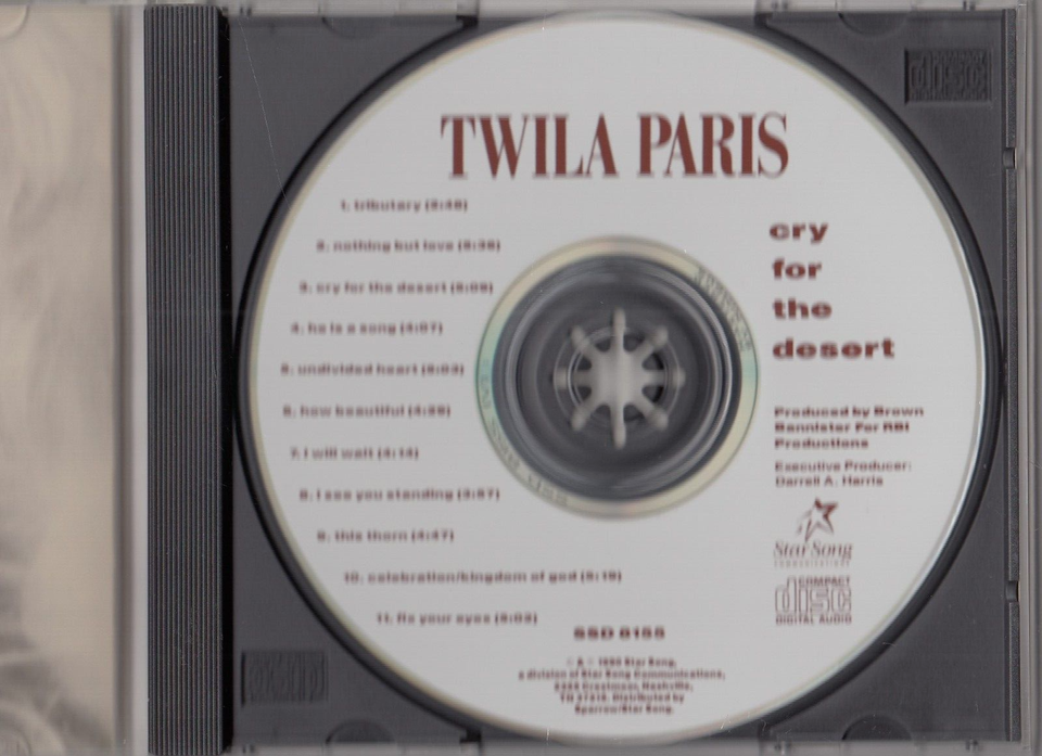 Twila Paris - Cry For The Desert (CD, 1990, Star Song) | eBay