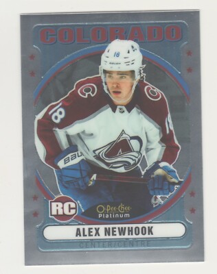 2021-22 OPC Platinum RETRO #R-71 ALEX NEWHOOK RC Rookie Colorado ...