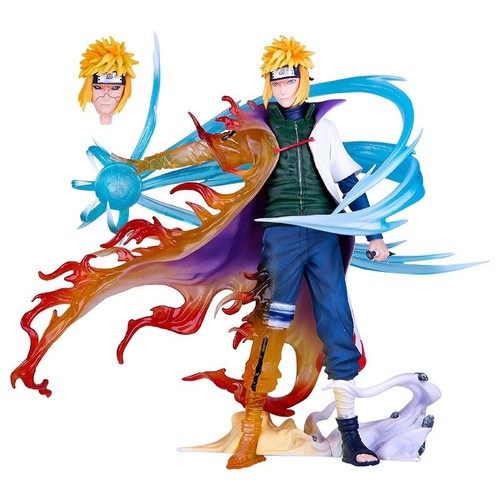 Naruto Namikaze Minato Anime Action Figure Light Up Pvc Figurine Statue ...
