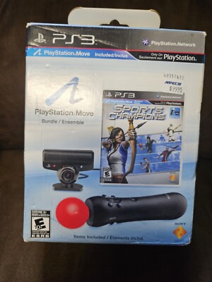 Sony Playstation 3 Move Bundle Controller Camera Sports Champion Open ...