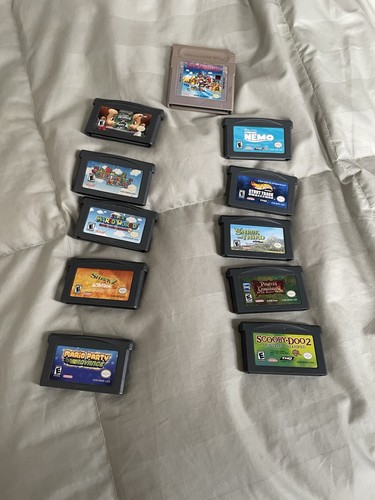 Lot of 9 Nintendo Game Boy Advance/ Gameboy Games Tested And Working ...