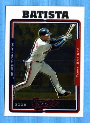 2005 Topps Chrome #201 Tony Batista Montreal Expos | eBay