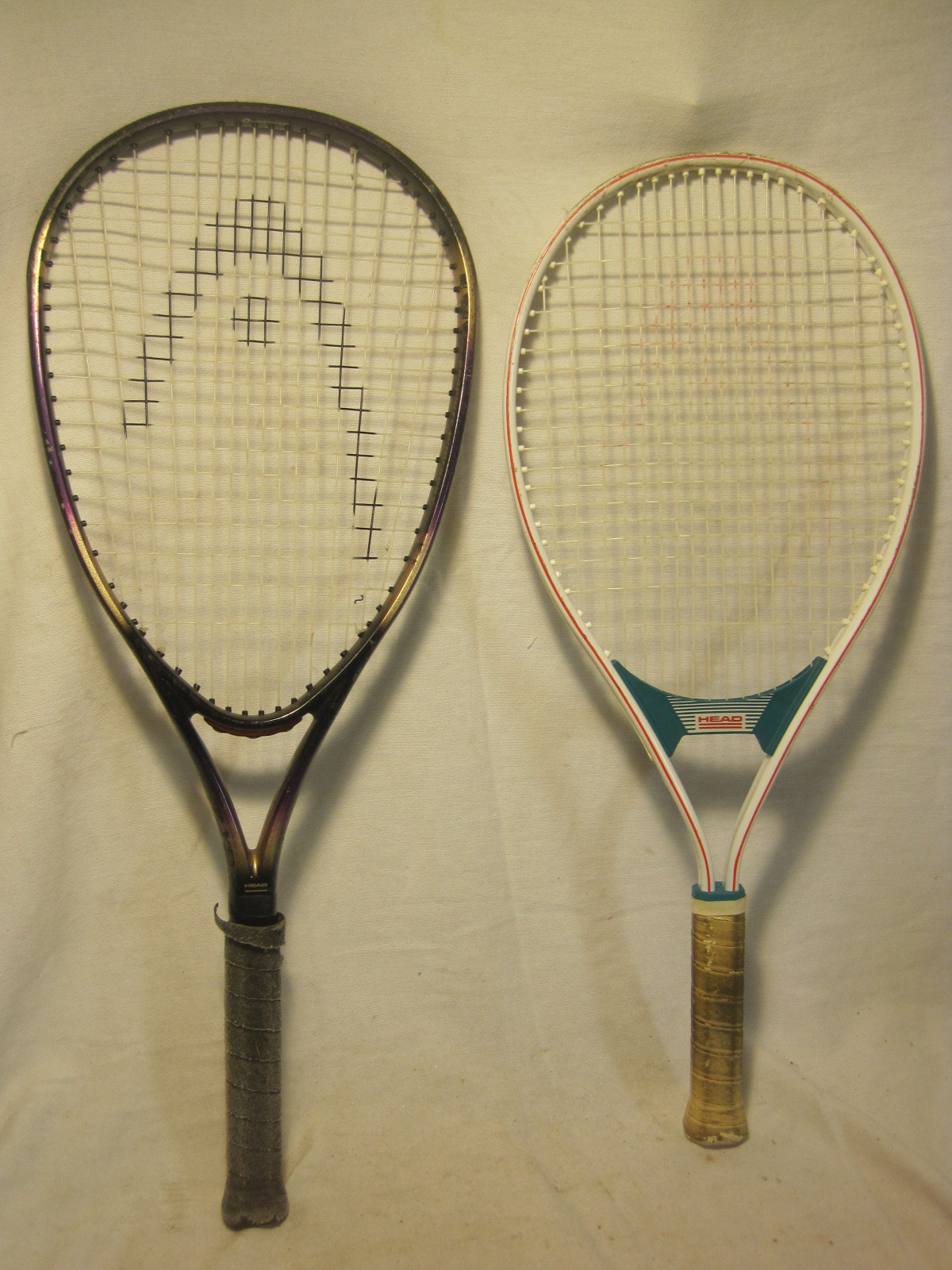 2 x HEAD pre-owned Tennis Racquet racquets Tournament & LITE CONSTANT ...