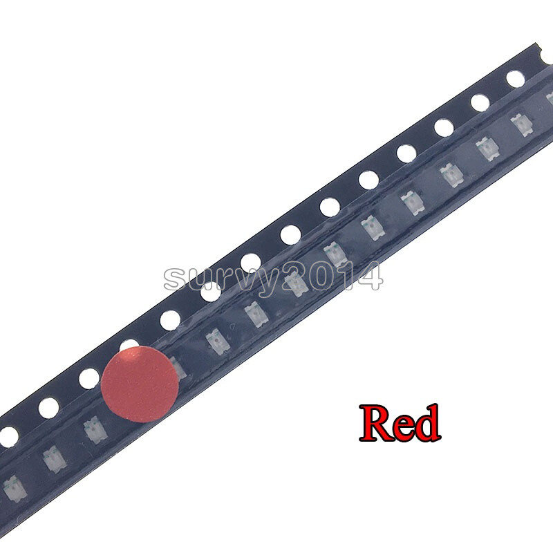 100Pcs SMD SMT 0603 Series LED Super Ultra Bright Red Color Light DIY ...
