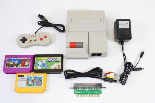 Nintendo AV New Famicom Console Controller FC Japan Super Mario Xevious ...