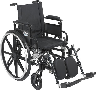 Drive Medical Viper Plus GT Wheelchair with Flip Back Removable ...