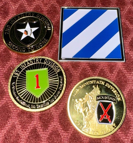 United States Army 1st, 2nd, 3rd, 10th Infantry Divisions Challenge ...