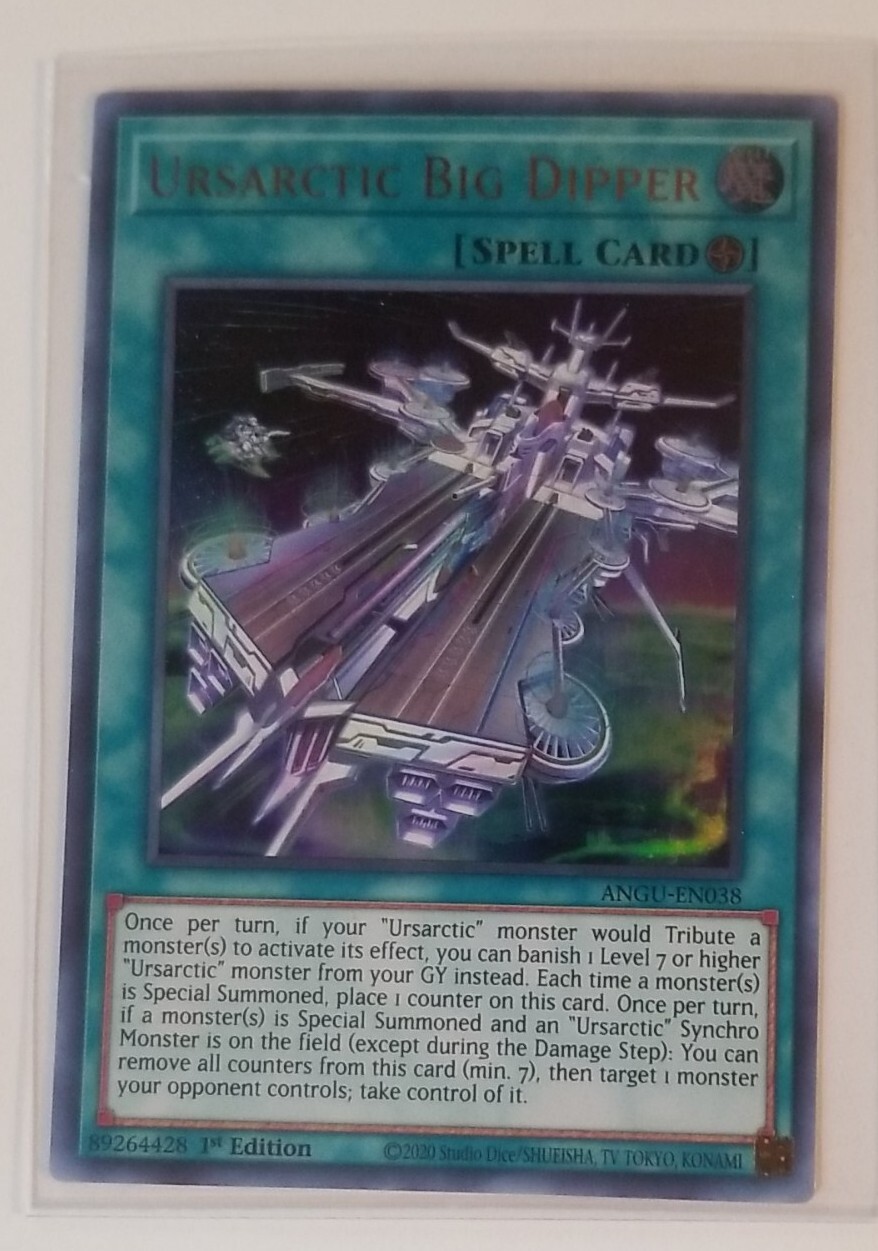 Yu-Gi-Oh! TCG Ursarctic Big Dipper Ancient Guardians ANGU-EN038 1st ...