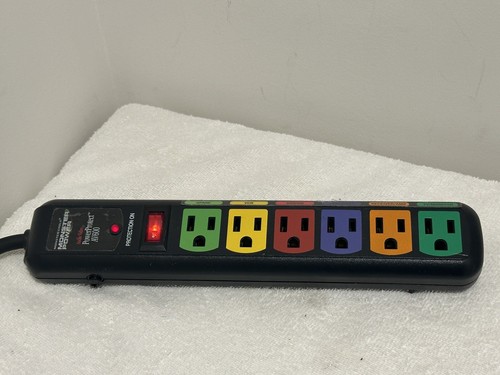 Monster Power Center AV600 Audio Video Surge Protector 6 Multi-Color ...