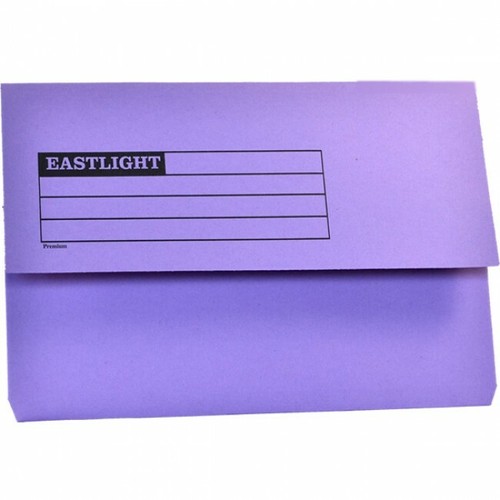 Document Wallets Half Flap A4 Foolscap 285 gms Cardboard Manilla Filing ...