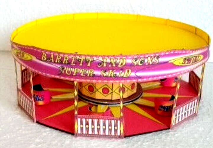 N Scale Carnival Fair Ride: The Skid Card Kit with LEDs Easy U-Build ...