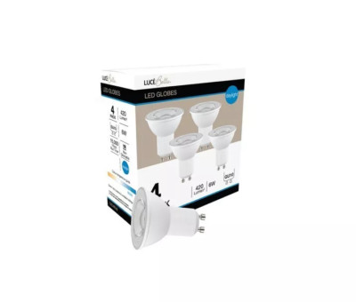 4 pack Luce Bella 6W GU10 LED 420 Lumen 36 ° Daylight 6500K Globes Light Bulbs | eBay Australia