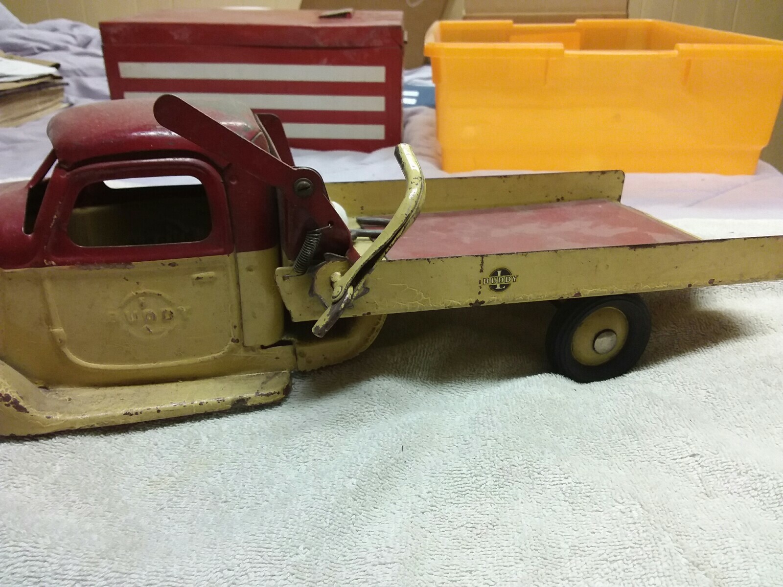 ULTRA RARE SET Buddy L Excavator Tow Truck and Steam Shovel 1940's | eBay