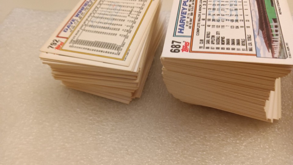 Topps Baseball 1992 Complete Set Cards MLB 1-792 Very good condition | eBay