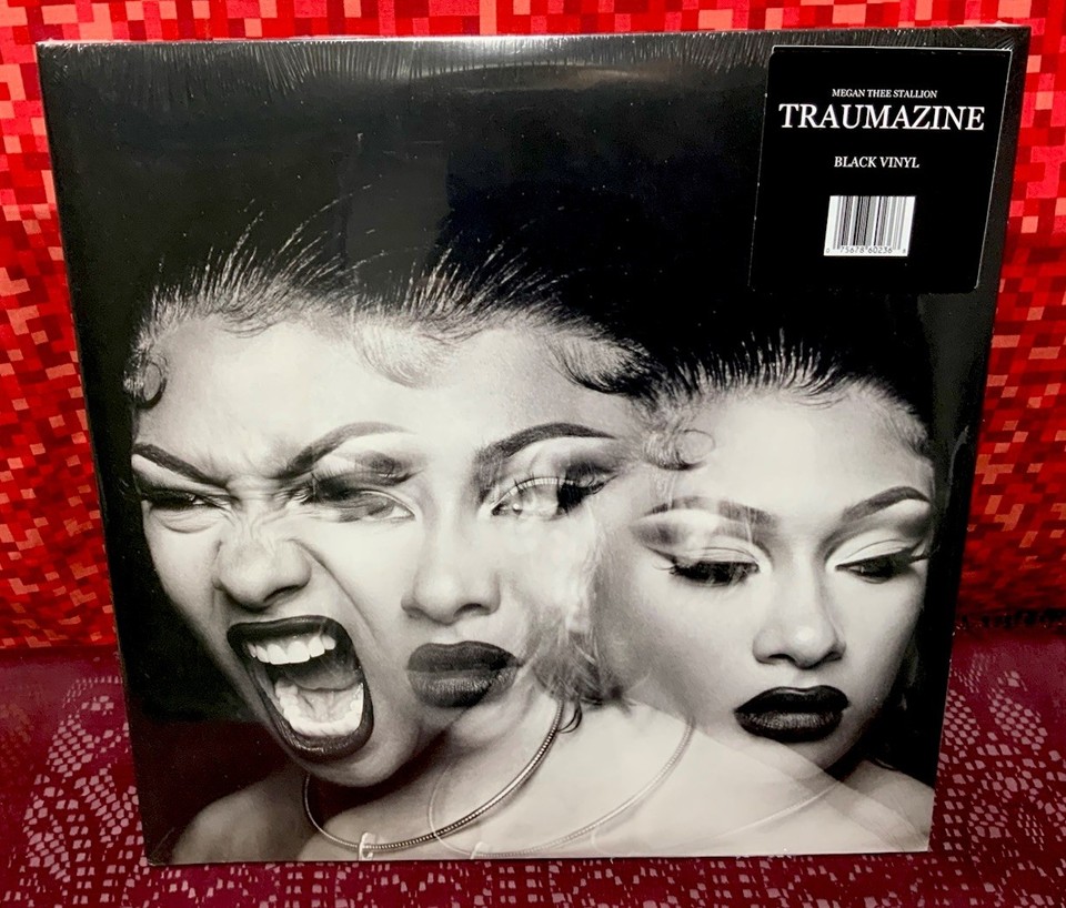 2024- 2025 Megan Three Stallion “Megan/Traumazine” Silver-Black 2-LP ...