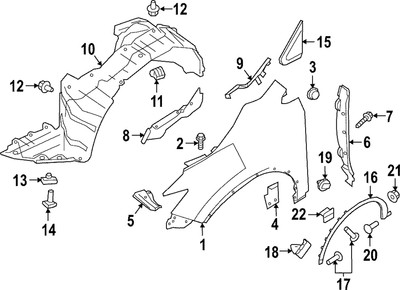Genuine Nissan Trim Cover 66895-5BC0A | eBay