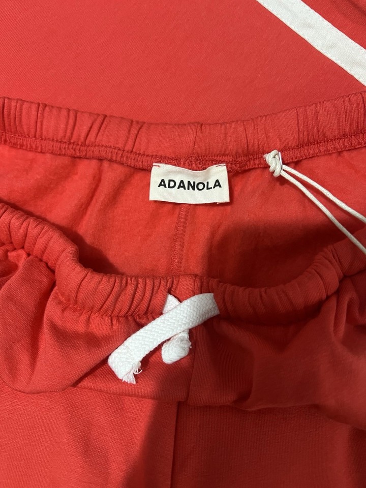 Adanola Red Organic Cotton-Modal Straight Sweatpants S | eBay UK