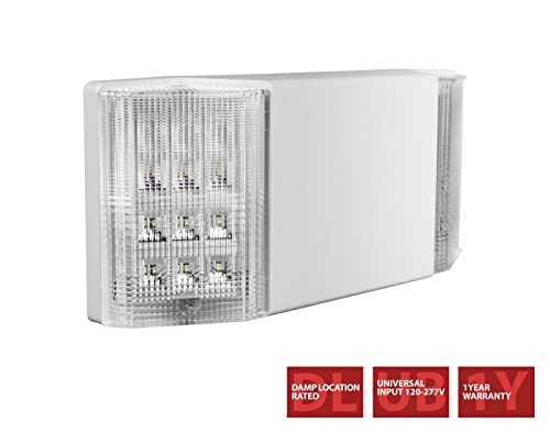Lighting Compact Emergency LED Light Fixture (EML2-10-UNV-WH) | eBay