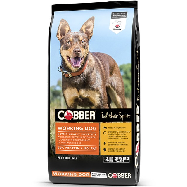 Cobber Working Dog Dry Food - 20kg for sale online | eBay