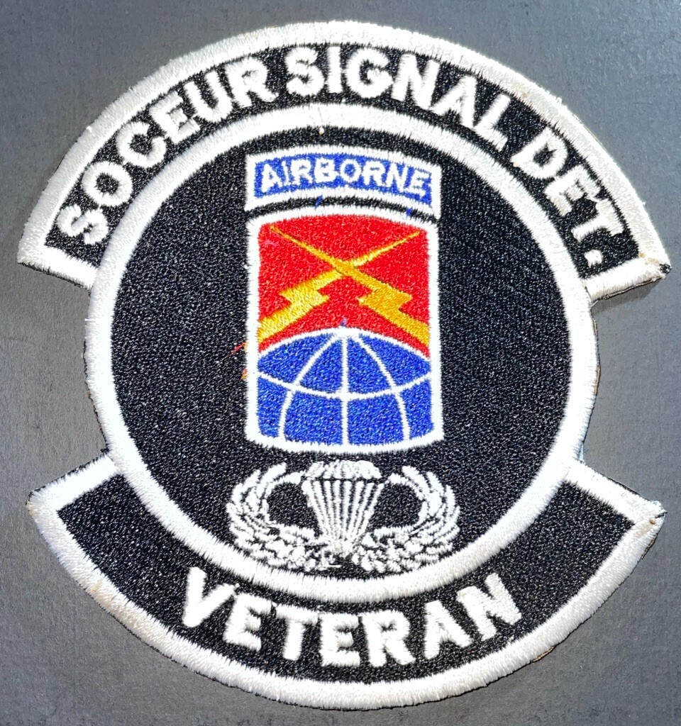 US Army 160th Signal Brigade Airborne Veteran Patch Iron-On New A117 | eBay