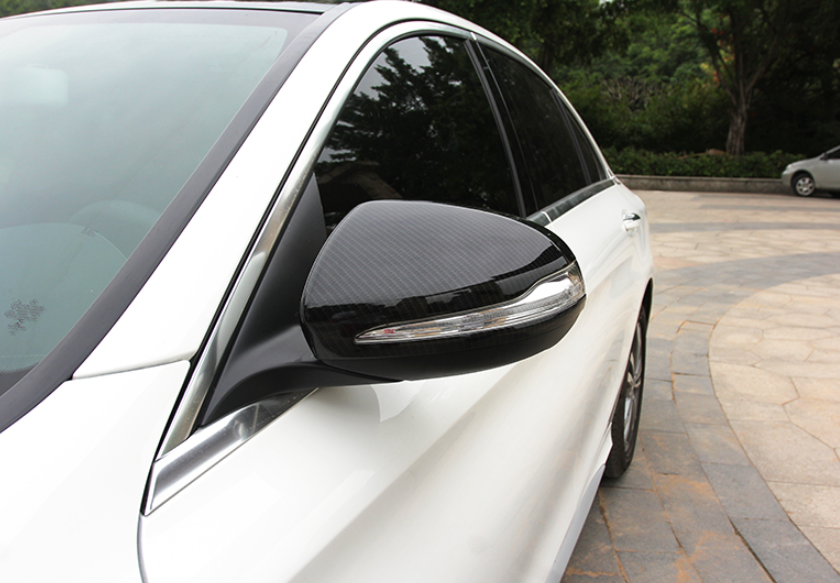 >For Benz C-Class 2015 2016-2021 ABS Carbon Fiber Door Side Mirror ...