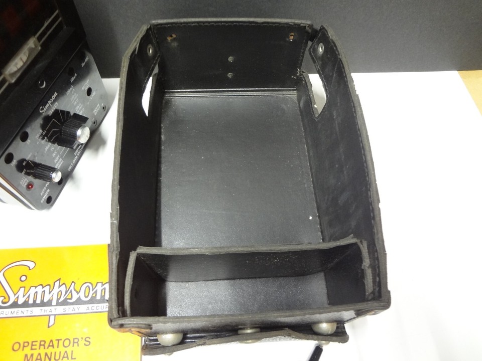 RARE Vintage 1970s Simpson 360-2 Milliammeter Volt Ohm Meter | eBay