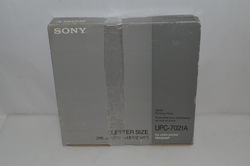 Sony UPC-7021A BLACK & WHITE Printing Pack -Mavigraph Video Printer-NEW ...