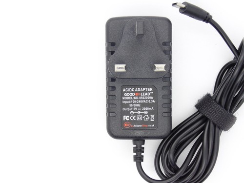 UK 5V 2A Mains AC Adaptor Power Supply Charger for ARCHOS GAMEPAD A70GP ...