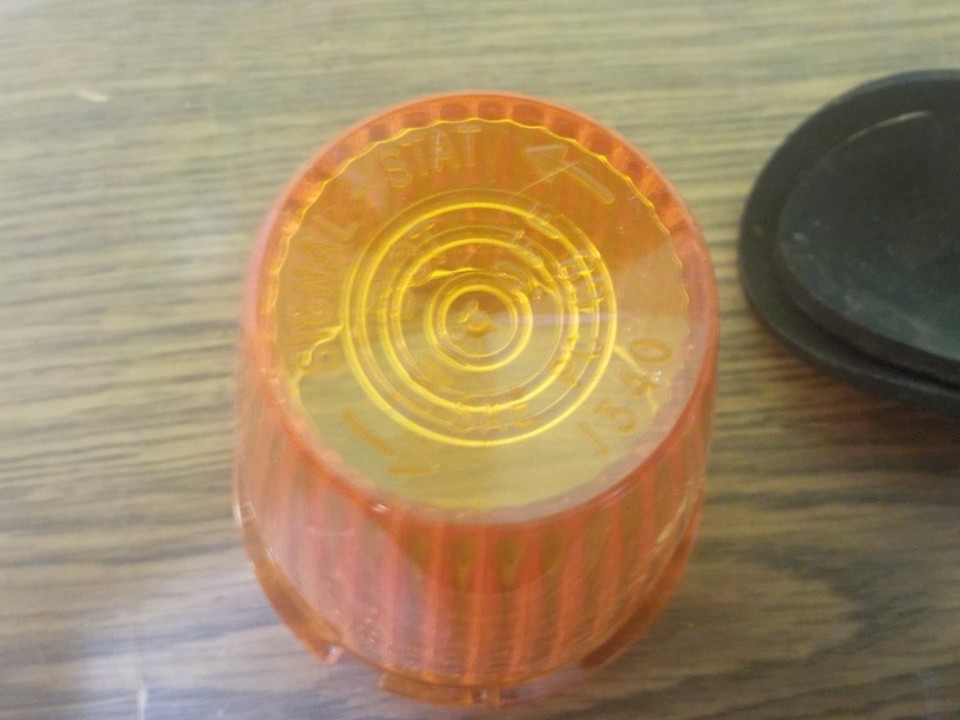 vintage mack truck or more one signal stat 1340 orange light lens nice ...