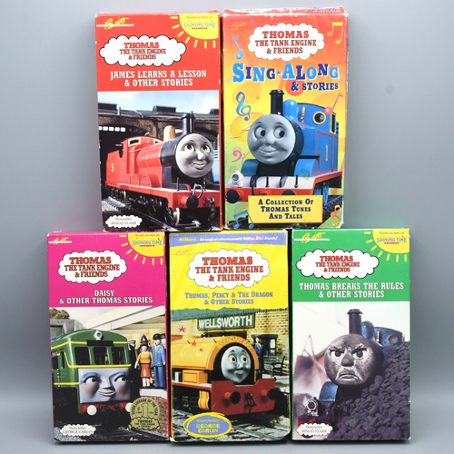 Thomas the Tank Engine and Friends VHS Lot of 5 Daisy James Sing Along ...