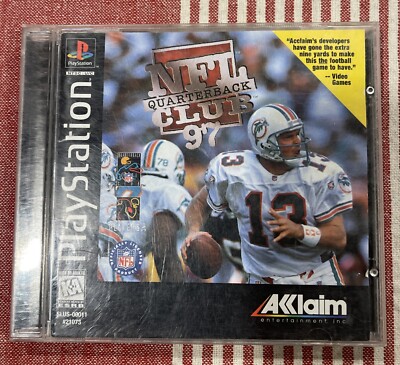 NFL Quarterback Club 97 Sony PlayStation 1 PS1 CIB W/ Manual Tested ...