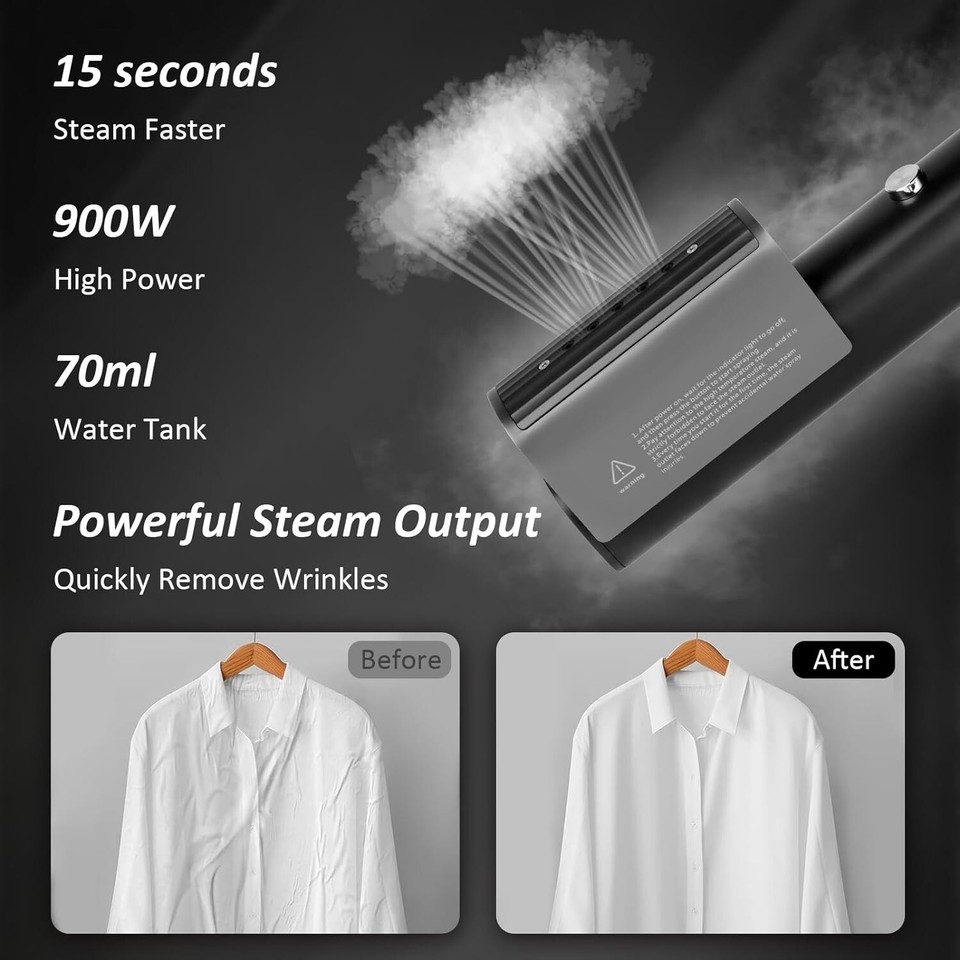 Steamer for Clothes,Portable Handheld Garment Steamer for Fabric ...