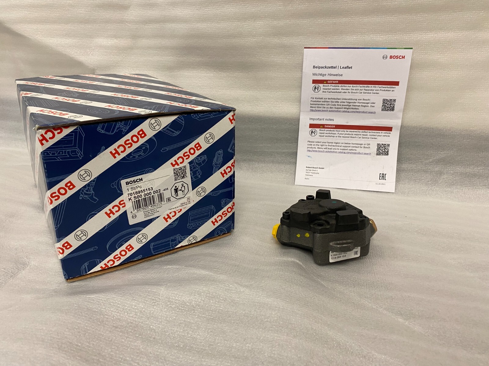 OEM Volvo D13 FUEL PUMP 20997341 BOSCH Made in Germany | eBay