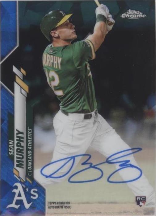 2020 Topps Chrome Sapphire Edition - Rookie Autographs Sean Murphy #CSA ...