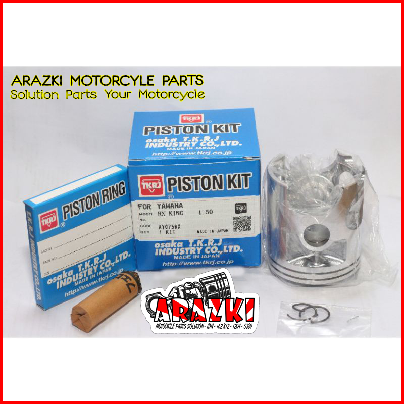 TKRJ Yamaha RX135 RXK RXKING Piston Kit Size 1.50MM O/S (59,50MM) | eBay