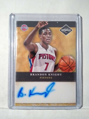 BRANDON KNIGHT 2011-12 PANINI LIMITED DRAFT PICK AUTOGRAPH RC MINT ...